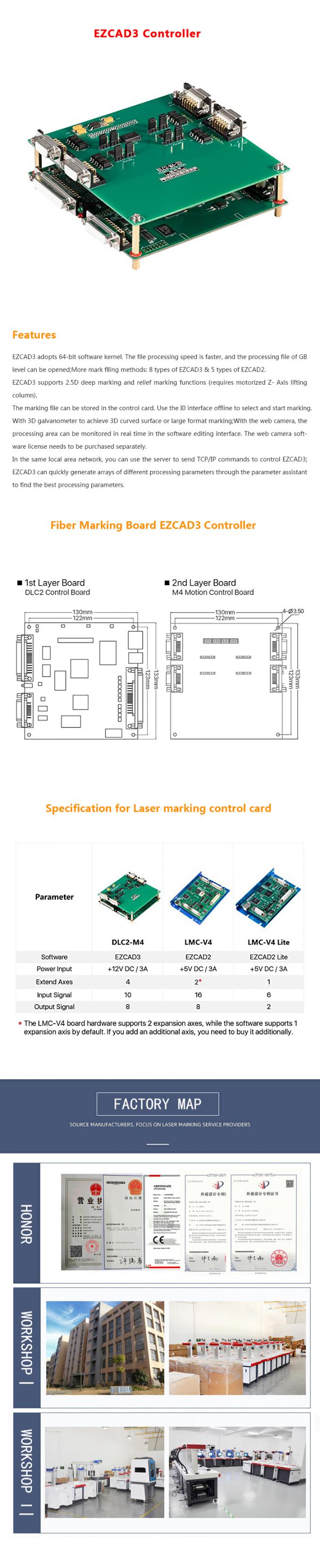 Laser Marking Board JCZ LMCV4 Laser Control Card Ezcad Software for ...